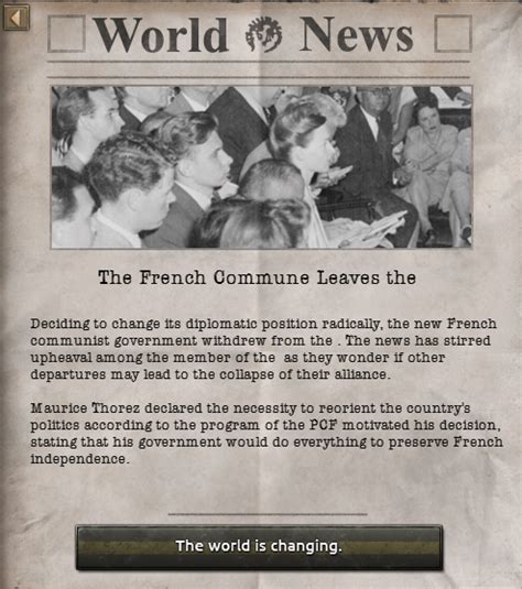 Oh No France Leaves The R Hoi4