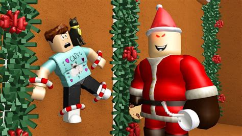 CAPTURED BY EVIL SANTA Roblox Flee The Facility Christmas YouTube