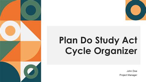Plan Do Study Act Cycle Organizer Ppt Information Acp Ppt Presentation