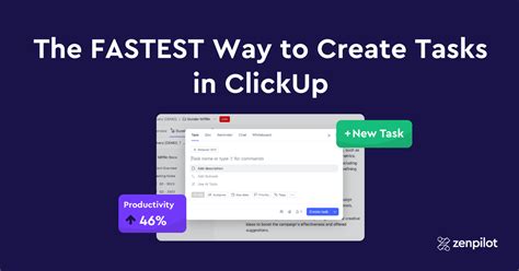 Clickup Productivity Tips Create Tasks In Clickup Faster
