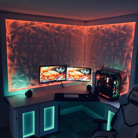 Pin By Euygun On Gaming Room Computer Gaming Room Room Setup Video