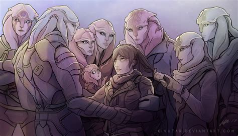 Andromeda family by Kivutar on DeviantArt Фурри арт Эскизы