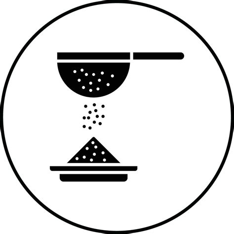 Sieve Vector Icon 31556455 Vector Art At Vecteezy