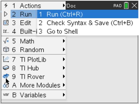 10 minutes of code ti nspire™ cx ii python activities