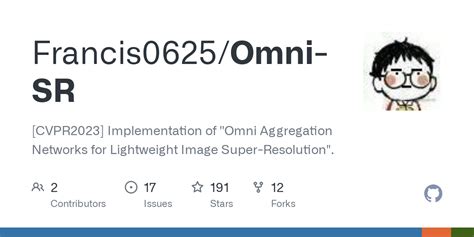 GitHub Francis0625 Omni SR CVPR2023 Implementation Of Omni