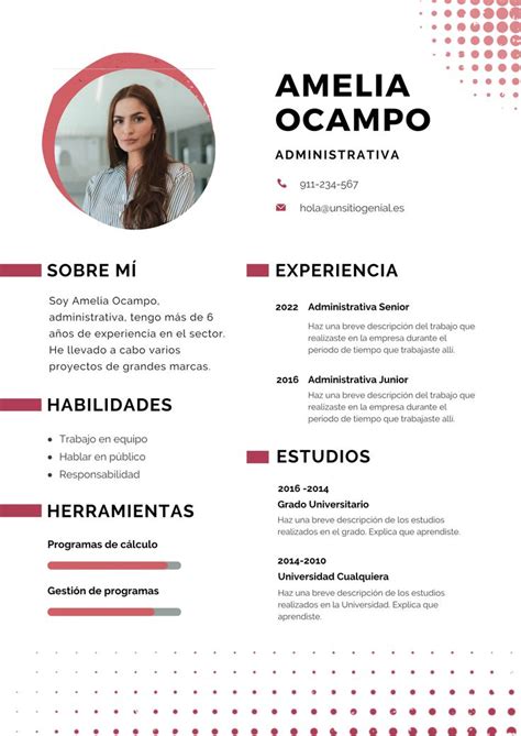 Pin De Suhail Torrealba De Serrano En Dibujos Tipos De Curriculum