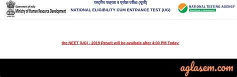 Neet Result 2019 Live Updates Nalin Khandelwal Tops Cutoff Marks Goes