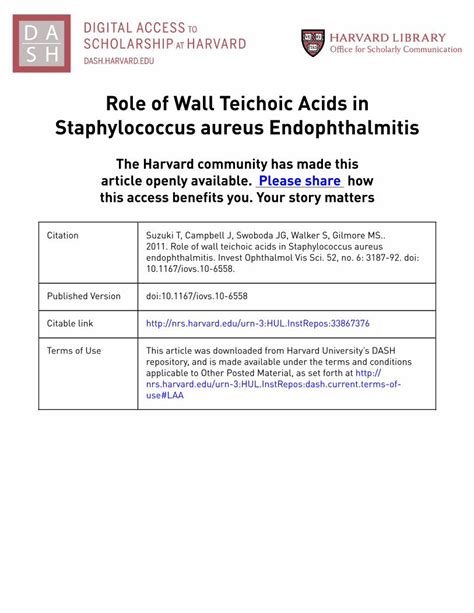 Pdf Role Of Wall Teichoic Acids In Staphylococcus Aureus Dokumentips