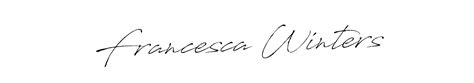 88 Francesca Winters Name Signature Style Ideas Good Name Signature