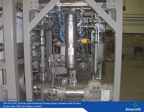 Api 610 Oh1 Process Pump With Plan 53a Seal Support System B Series Pump Library