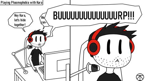 Made A Drawing From His Latest Phasmophobia Episode Rcaptainsparklez