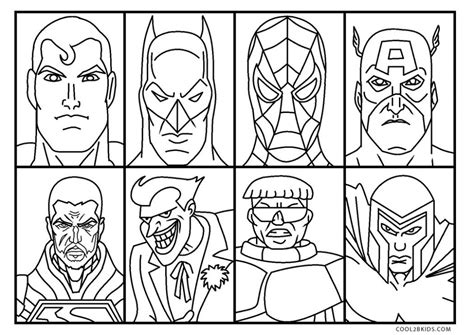 Superhero Coloring Pages Online Superhero Coloring Pages