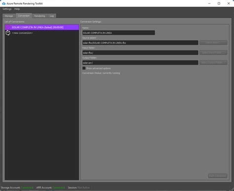 Arrt Problem Could Not Upload The Conversionsettingsjson · Issue