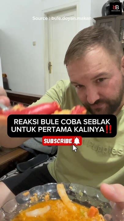 Reaksi bule coba seblak untuk pertama kalinya ‼️ #indonesianfood #shorts - YouTube