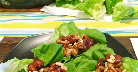 My Tiny Oven Kung Pao Chicken Lettuce Wraps