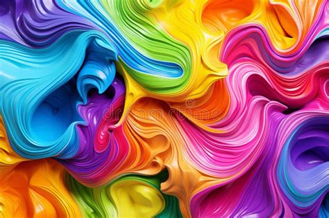 Vibrant Abstract Background Dynamic Shapes And Bold Colors For Modern Design Projects Stock