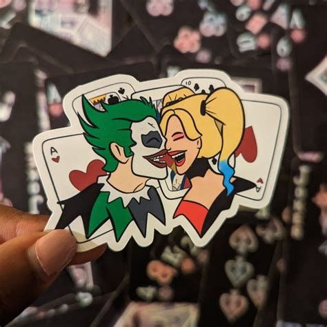 Cute Joker Sticker Etsy