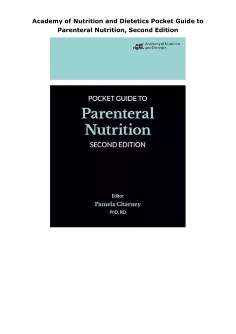 Ppt Pdf Download Academy Of Nutrition And Dietetics Pocket Guide To