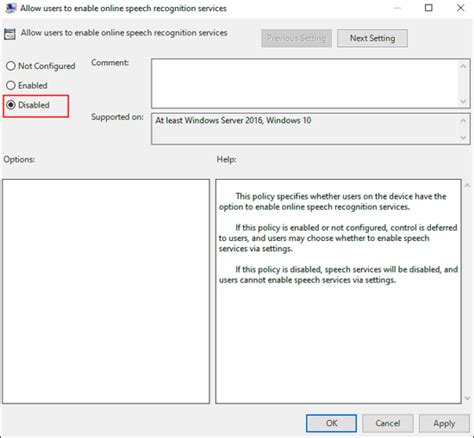 How To Enable Or Disable Online Speech Recognition In Windows Saint