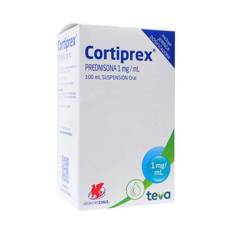 Cortiprex Prednisona 1 Mg Suspensión 100 Ml