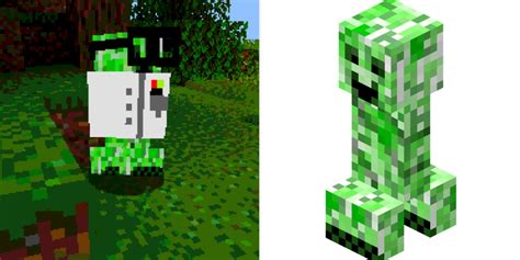 Smiling Creeper Minecraft Skin