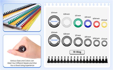 Amazon Yunsailing 150 Pack Plastic Binding Combs Plastic Binder