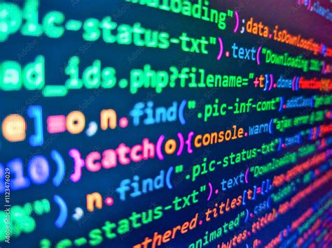 Stock Market Trading Graph And Candlestick Chart For Financial Investment Concept Green Binary