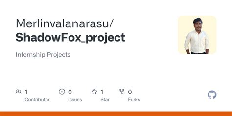 Github Merlinvalanarasu Shadowfox Project Internship Projects
