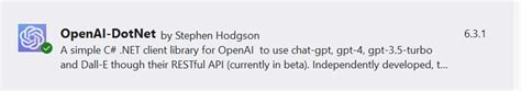Build A Chatgpt Client And An Image Generator In Blazor Using Openai Api