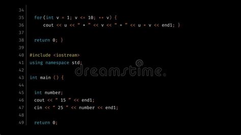 C Source Code Data Build Screen Stock Video Video Of Internet