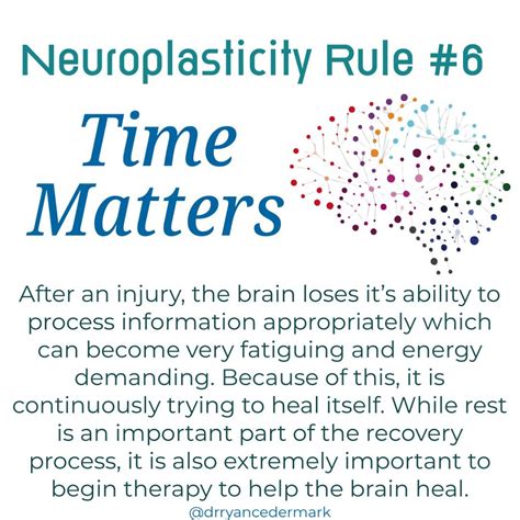 Dr Neuroplasticity Rule 6 Time Matters After An Injury The Brain