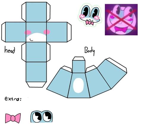 The Amazing Digital Circus Papercraft W