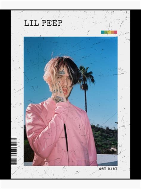 Rapper Lil Peep Magazine Poster For Sale By Remirtmo Redbubble