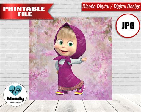 Masha Diseños Digitales Telón De Fondo Fiesta Temática Etsy México