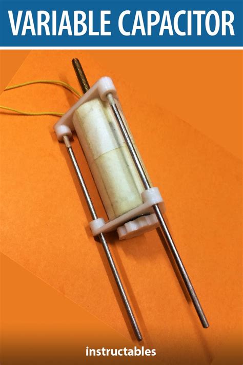 Variable Capacitor With Aluminum Foil And 3d Printed Parts