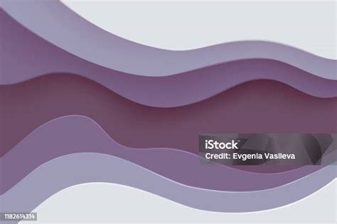 3d 점액 추상배경과 포도 파도 레이어와 종이 컷 배너 브로셔 및 전단지에 대한 추상 레이아웃 디자인 종이 아트 벡터 일러스트레이션 3차원 형태에 대한 스톡 벡터 아트 및