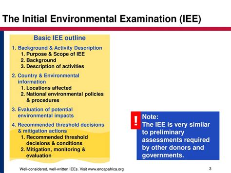 Pointers And Pitfalls A Guide To Successful And Effective Iees Ppt Download