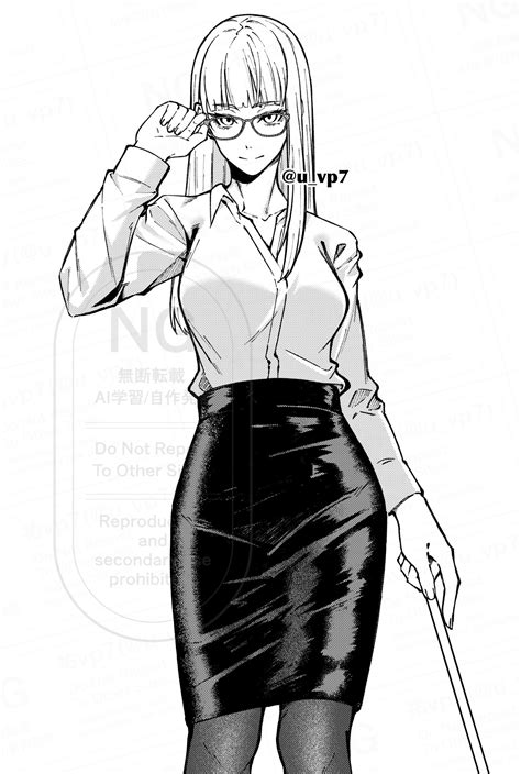 Spyair4848 Cibo Blame Highres 1girl Adjusting Eyewear Alternate Costume Breasts