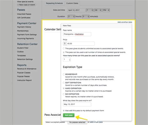 Special Event Passes