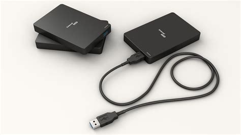 external hard disk drive 3d model cgtrader