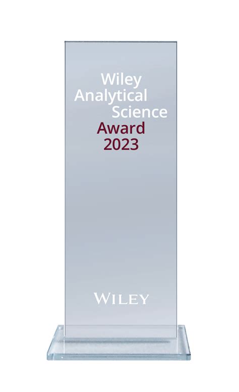 Wiley Analytical Science Award 2023 The Winners 2022 Wiley
