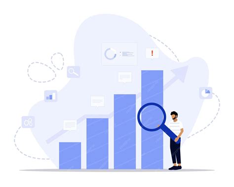 Premium Vector Analyze Concept Illustration
