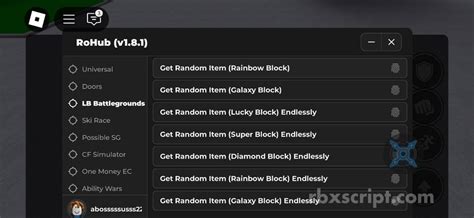 Lucky Blocks Battlegrounds Get Random Items