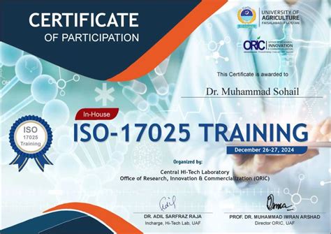 Dr Muhammad Sohail Phd On Linkedin Iso17025 Foodsafety Qualityassurance