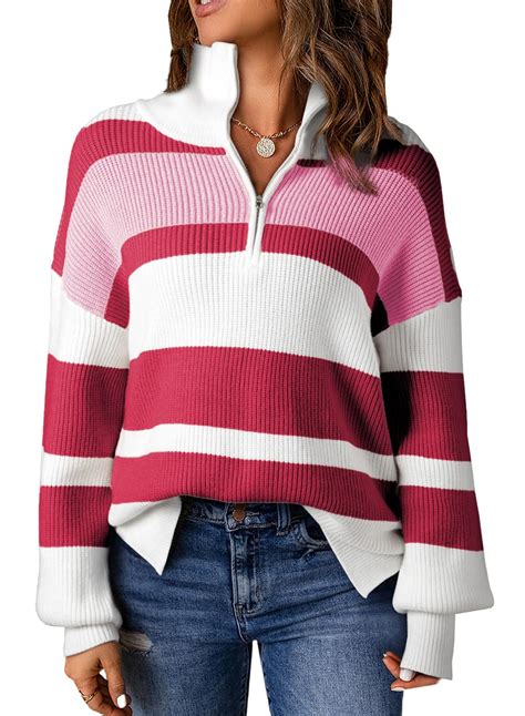 Evaless Sweaters For Women Fall Winter Casual Lantern Long Sleeve Half
