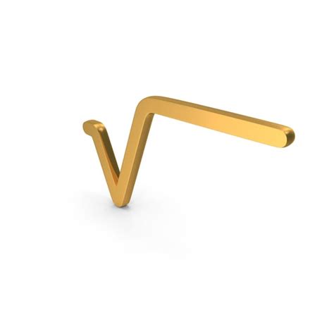 Gold Mathematical Root Icon 3d Incl Square Root And Maths Envato