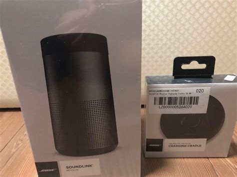 Bose Soundlink Revolve With Charging Cradle Audio Portable Audio Accessories On Carousell