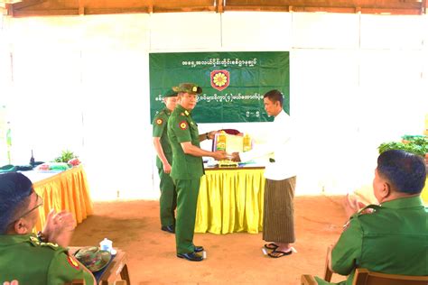 ခိုလမ်မြို့ရှိ စစ်မှုထမ်းဟောင်းအဖွဲ့ဝင်များနှင့် မိသားစုဝင်များအား တွေ့ဆုံ၊ စားသောက်ဖွယ်ရာများ