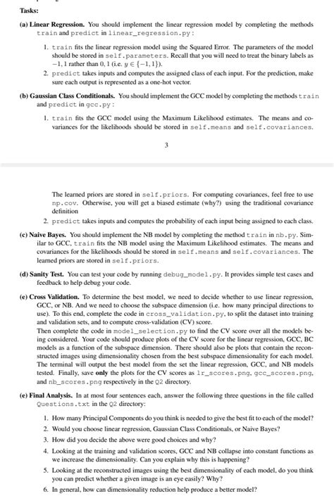 Q2 Classification With Gaussian Class Conditionals
