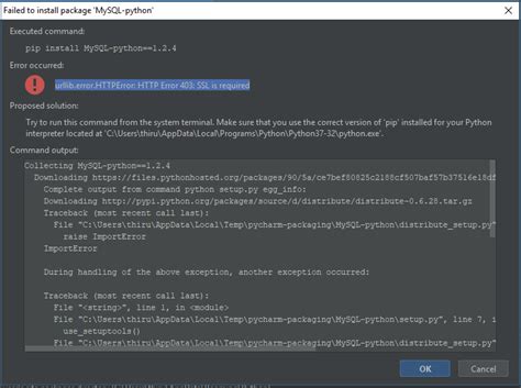 Pip How To Install My SQL Python In PyCharm Using Flask Especially In Windows Stack Overflow